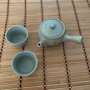 Kafuh | Kitchen | Kafuh Japanese 3 Pieces Gray Ceramic Tea Set | Poshmark